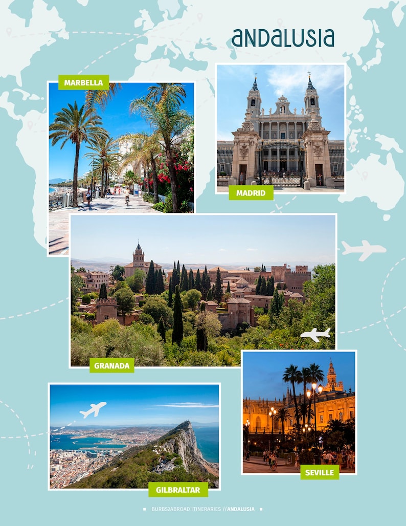 ANDALUSIA Spain Travel Guide/planner (1-week or 2-week Itineraries ...
