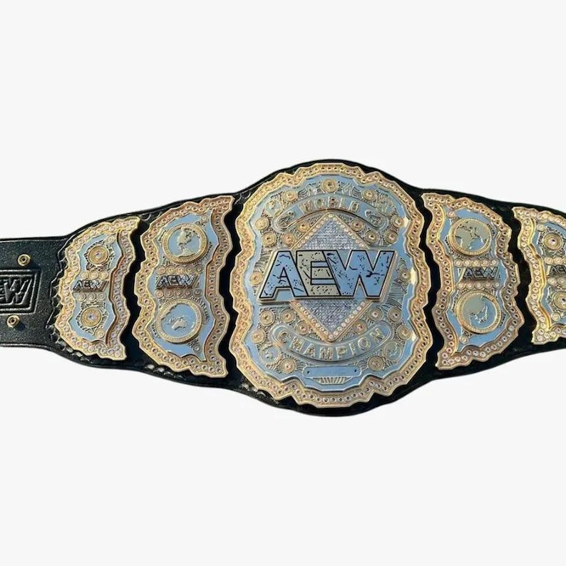 AEW World Wrestling Championship Replica Belt - Etsy