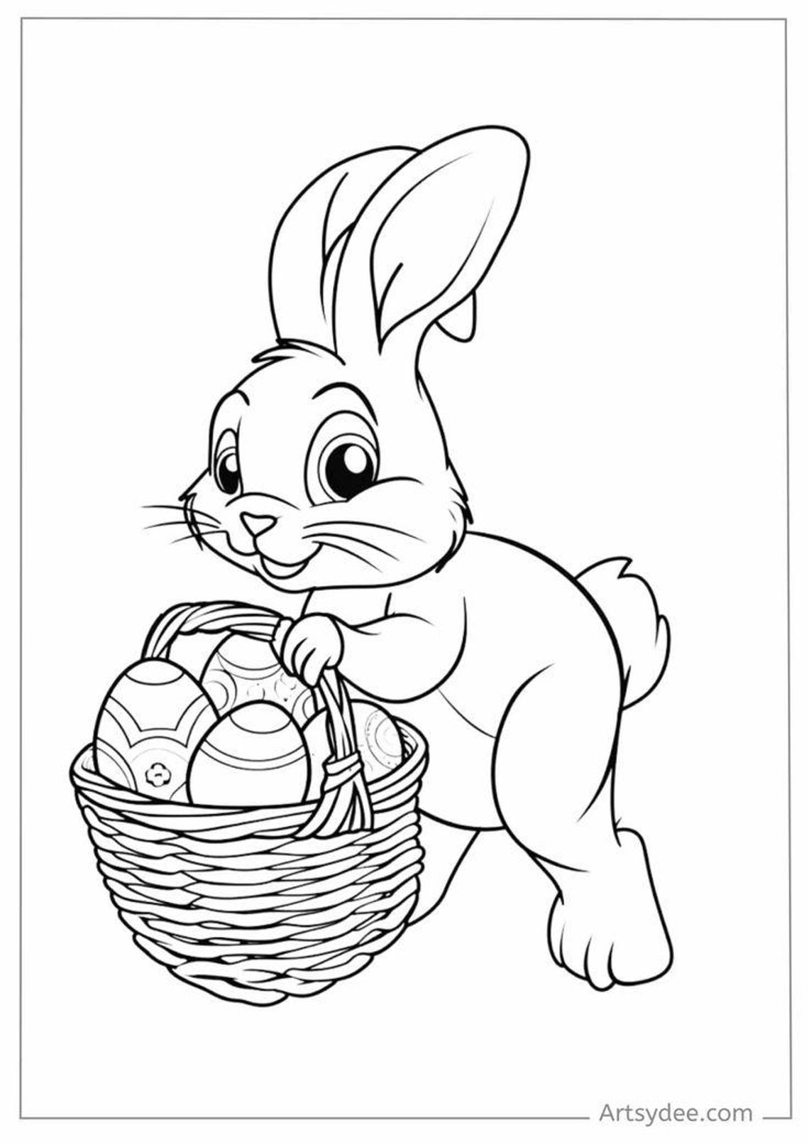 Easter Coloring Template GREAT FOR KIDS - Etsy UK