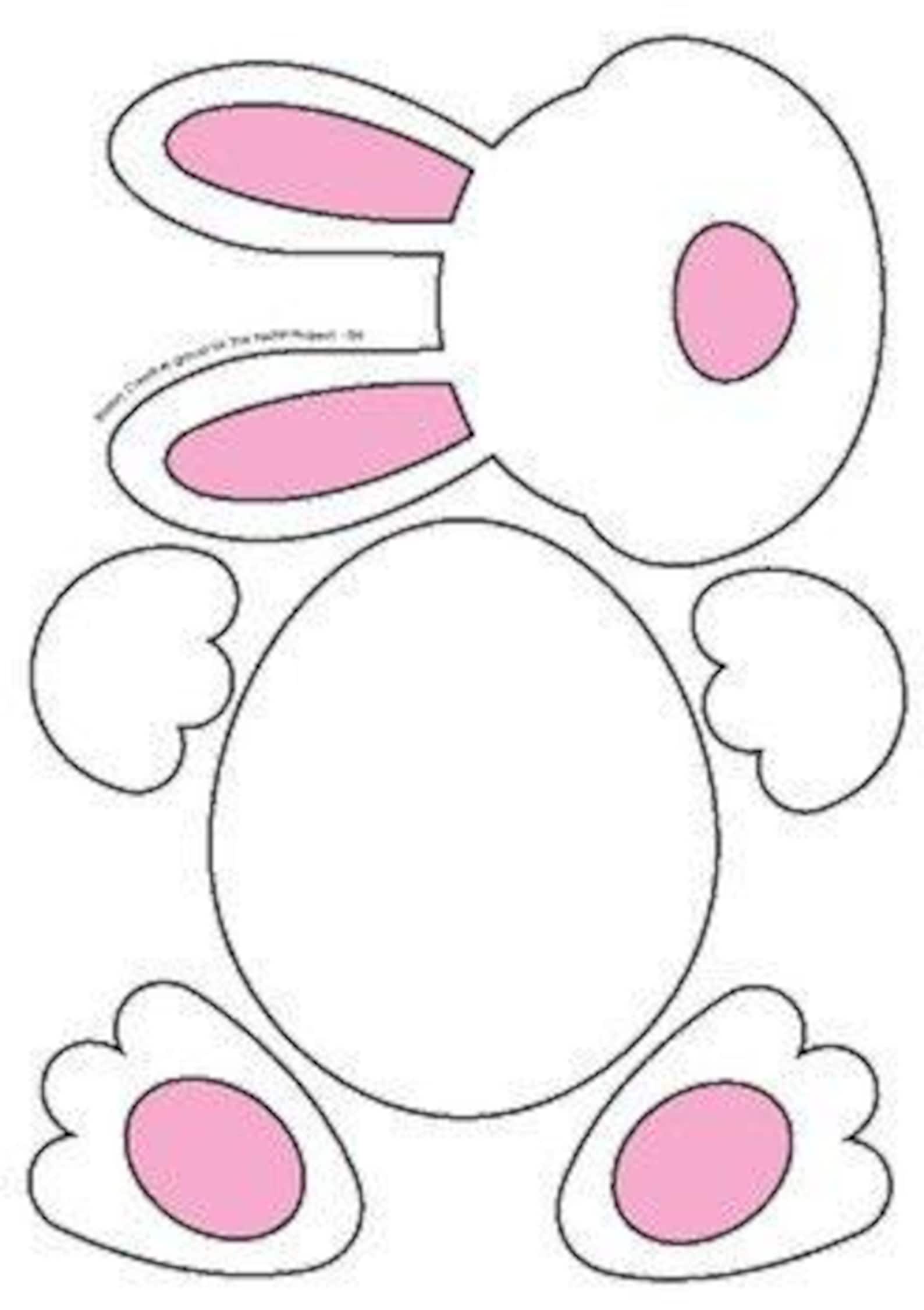 Easter Coloring Template GREAT FOR KIDS - Etsy