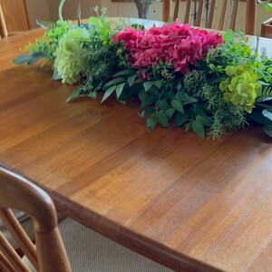 PINK HYDRANGEA CENTERPIECE - Etsy