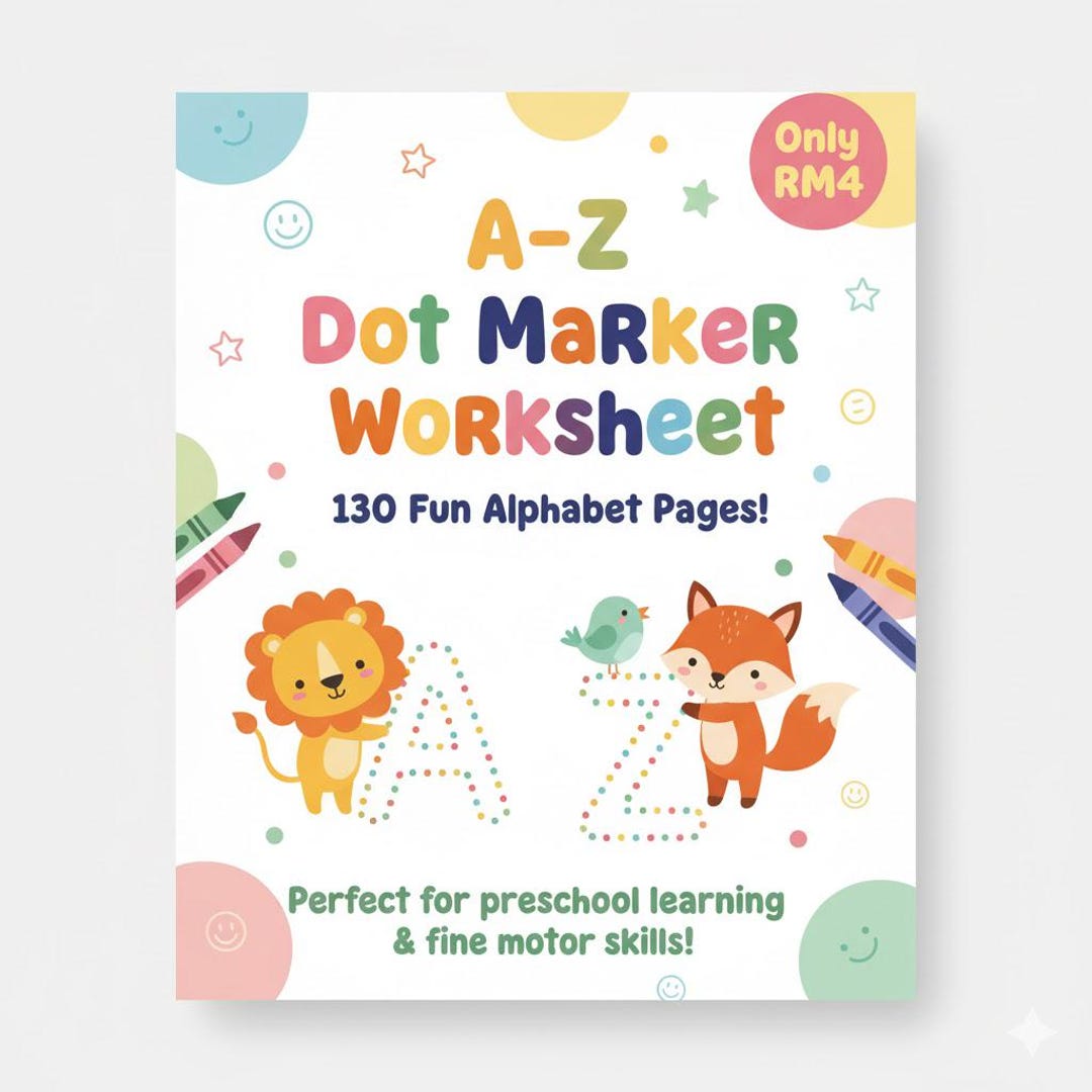 The Ultimate A–Z Dot Activity Pack | Printable Learning Fun - Etsy