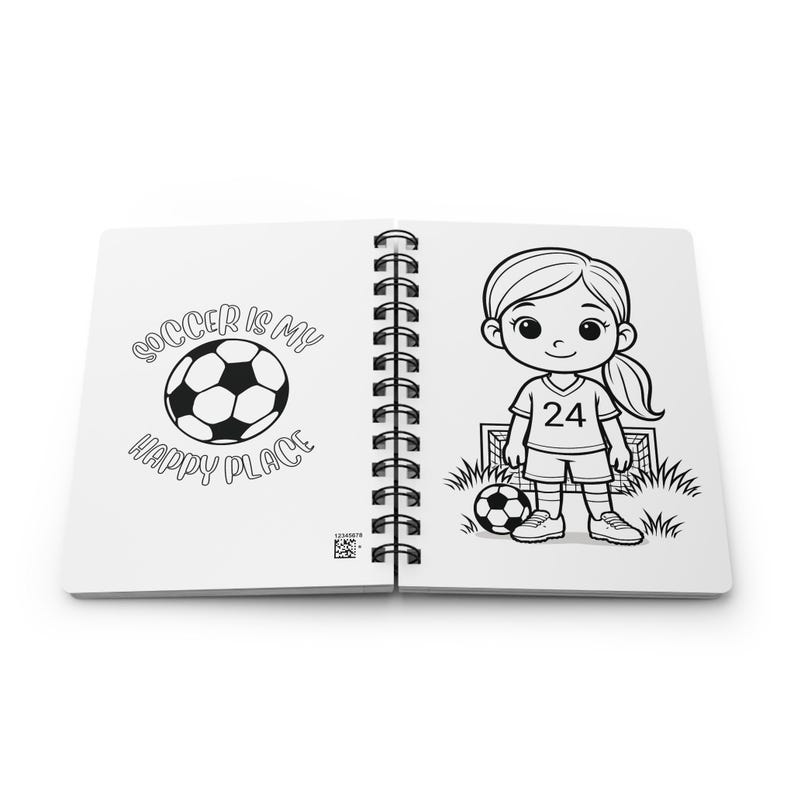 DIY Color-your-own Soccer Journal: Personalized Spiral Notebook - Etsy ...