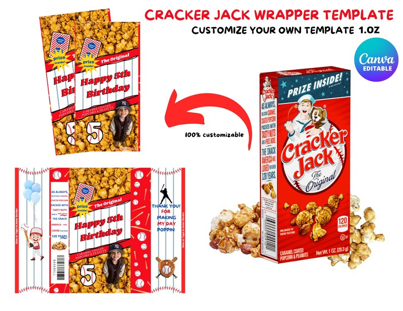 Grand Slam Baseball Party Printables | Chip Bag, Water Bottle, Capri ...