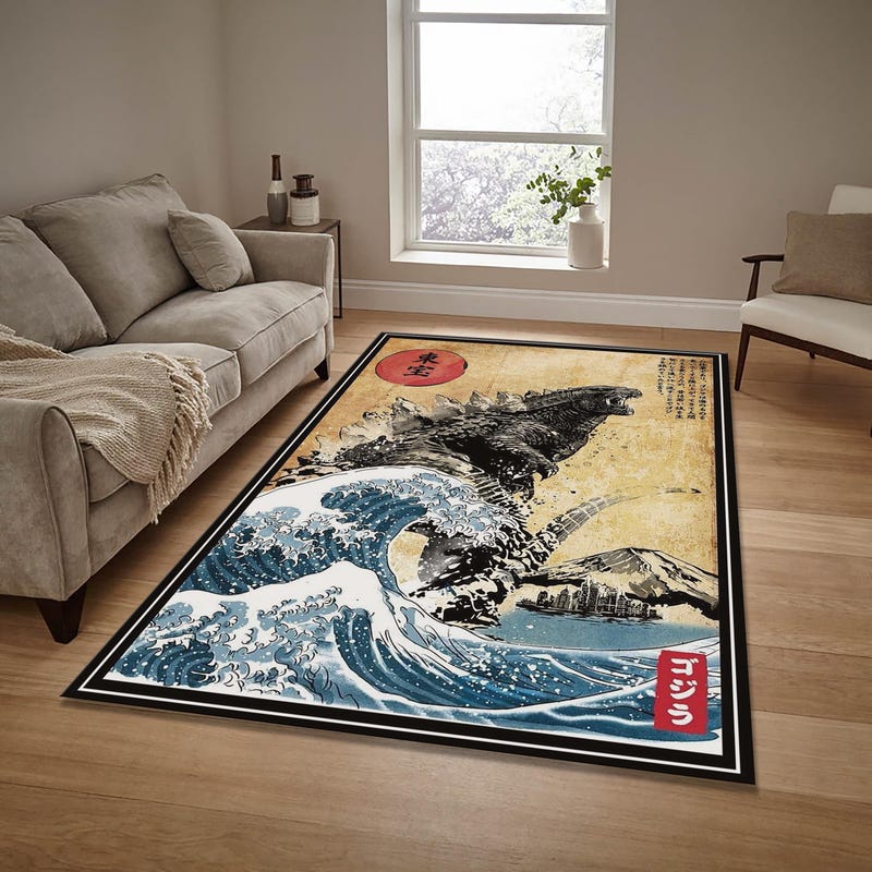 Japanese Godzilla Poster - Etsy