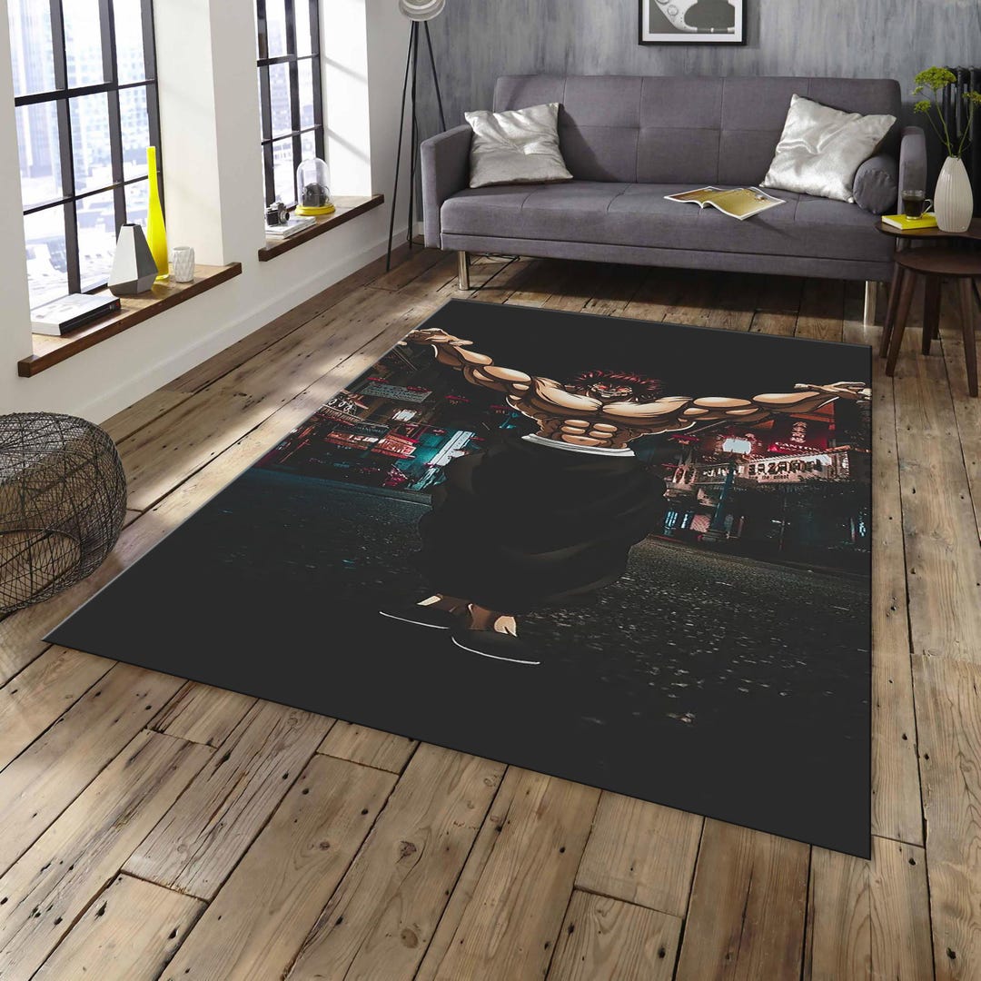 Yujiro Back,crying Devil,baki the Grappler,baki Rugs,yujiro,anime Rugs ...
