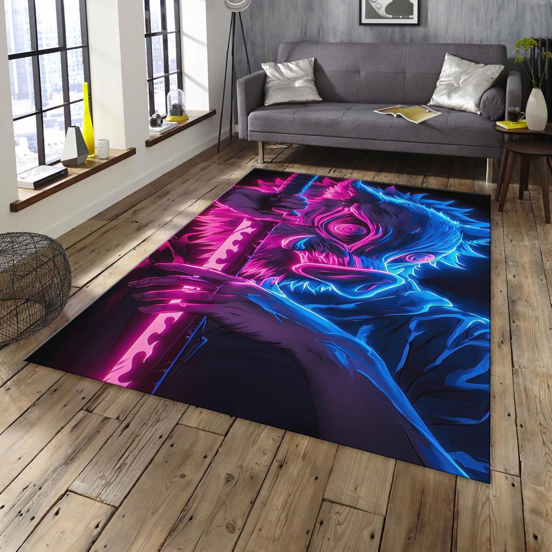 Demon Slayer, Kimetsu No Yaiba, Inosuke Hashibira, Cool Rug, Decoupa ...