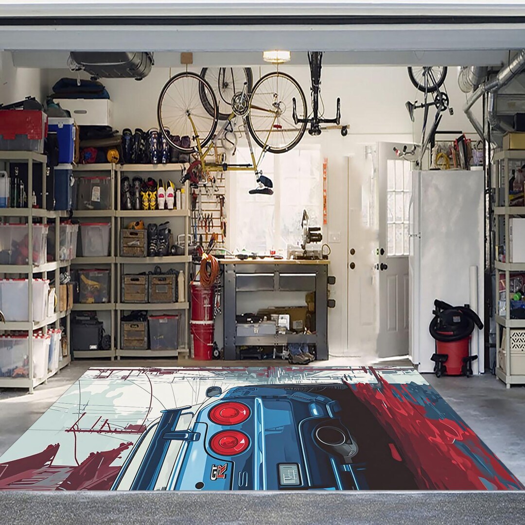 Retro Skyline GTR R34 Rug,vintage GTR R34,drift King Rug,fast and ...