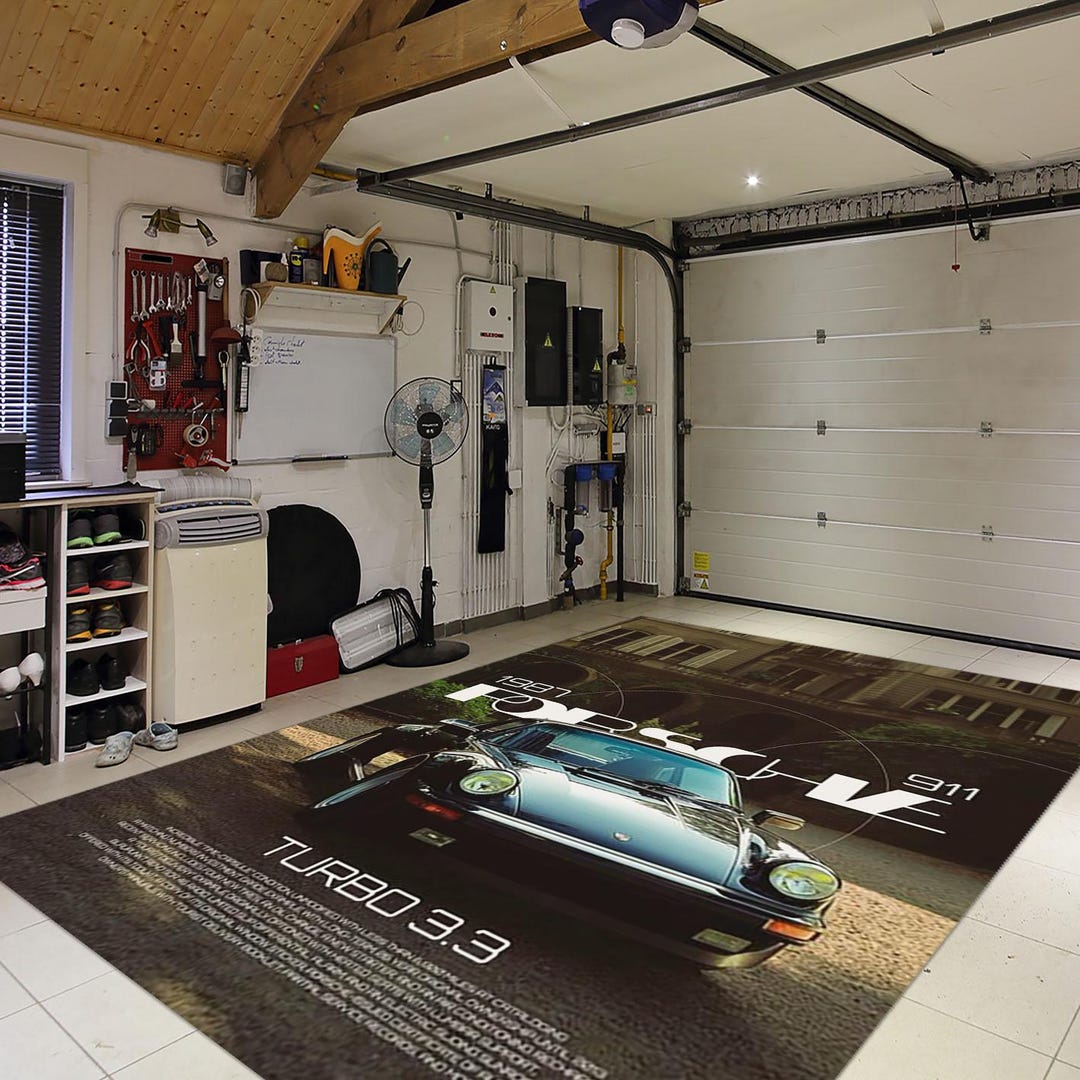 Vintage Porsche 911 Turbo Rug,1987 Porsche 911 Rug,car Print Rug,modern ...