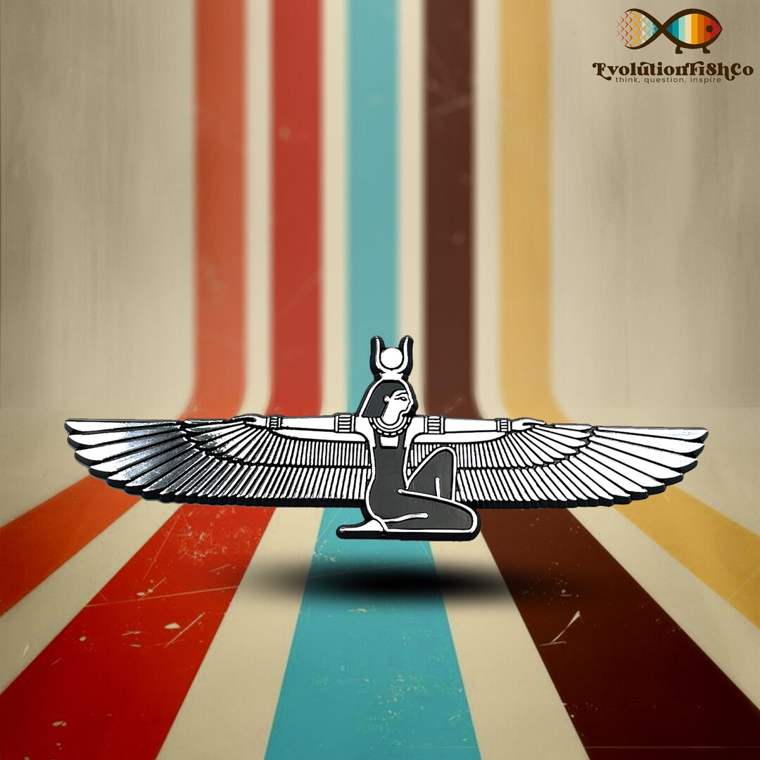 Winged Isis Plastic Auto Emblem - Etsy