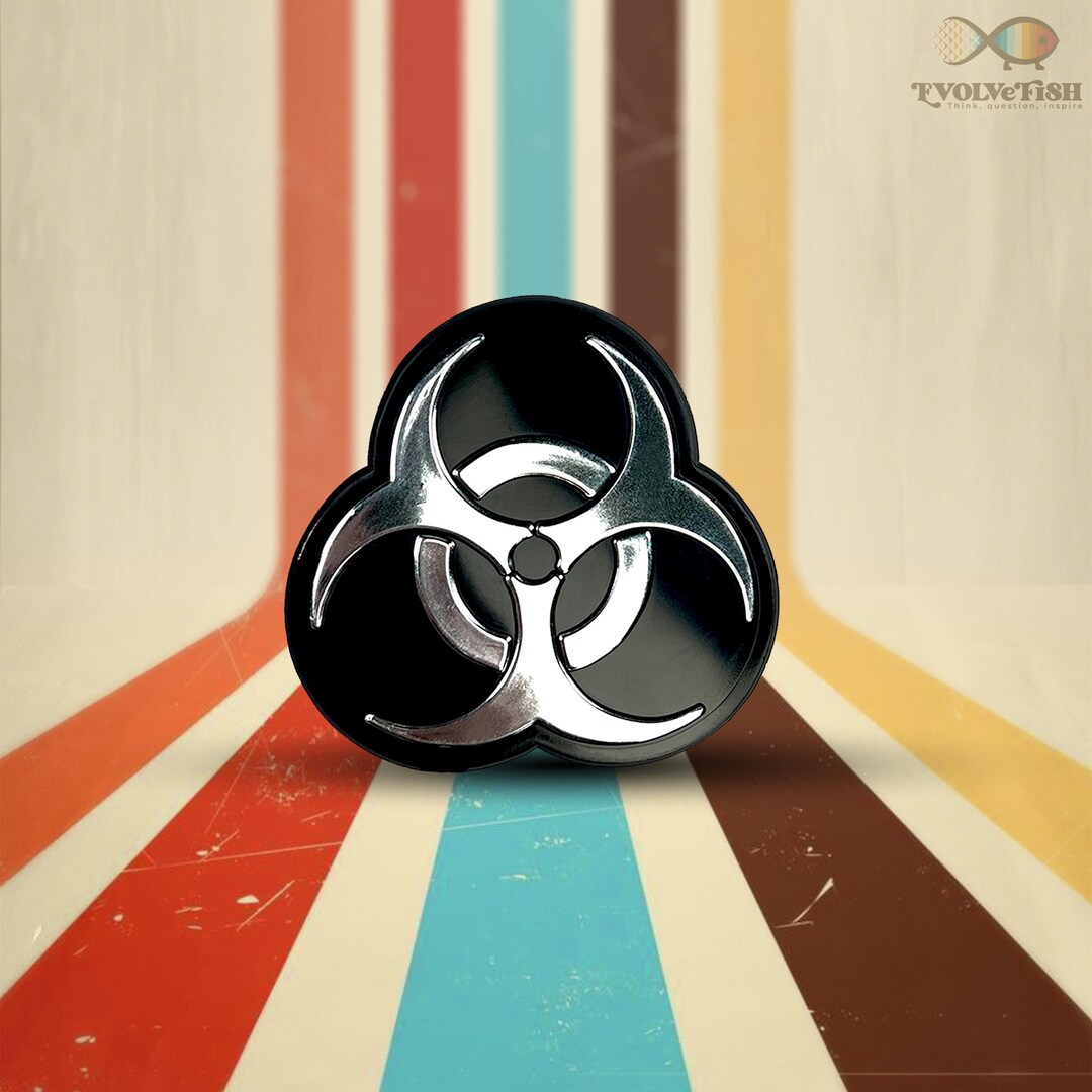 Biohazard Symbol Plastic Auto Emblem - Etsy