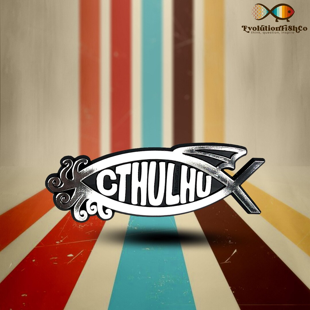Cthulhu Fish Plastic Auto Emblem - Etsy