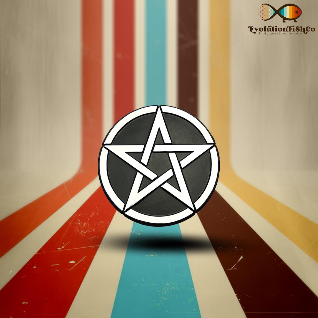 Pentacle Plastic Parody Auto Emblem - Etsy