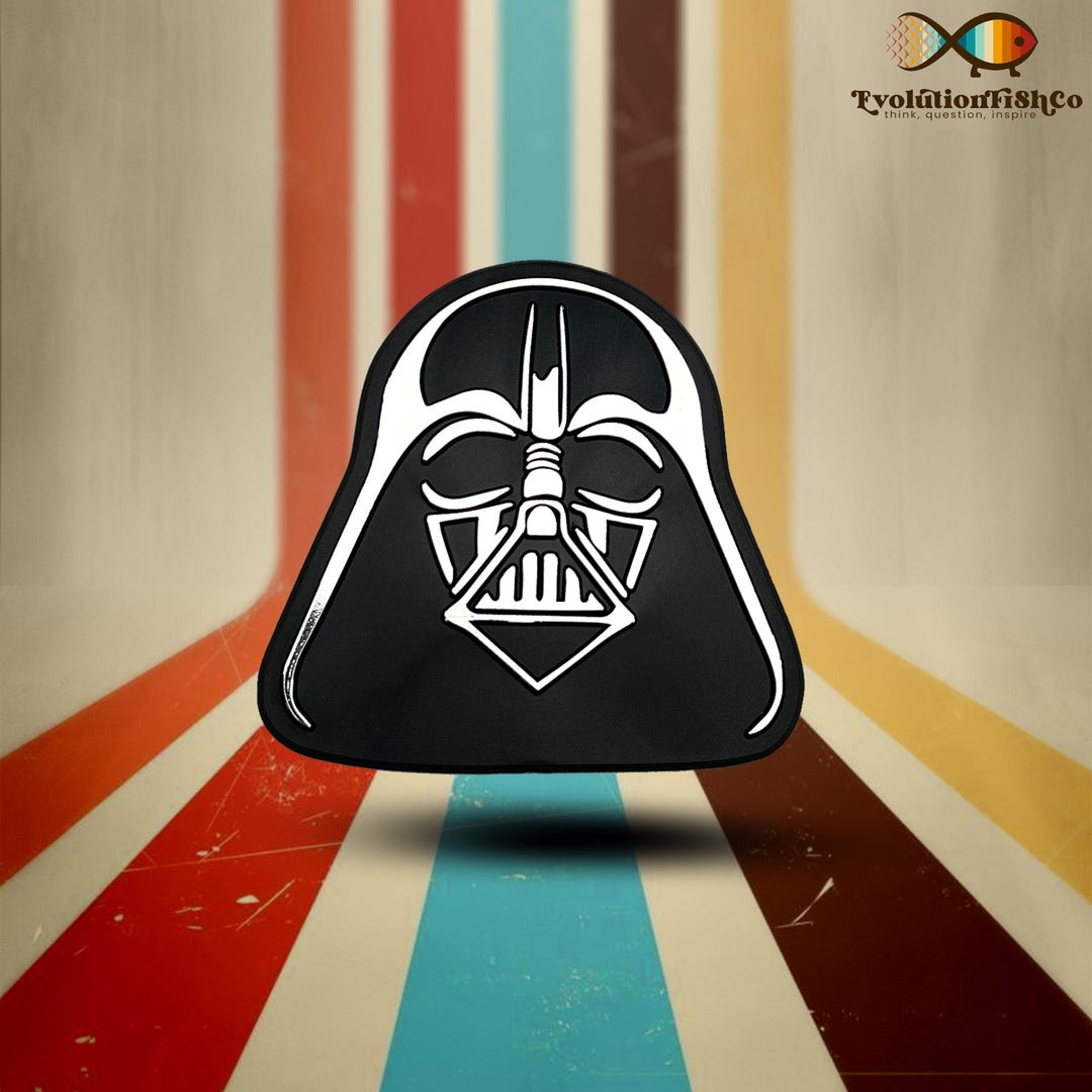SW Vader Helmet Plastic Auto Emblem - Etsy