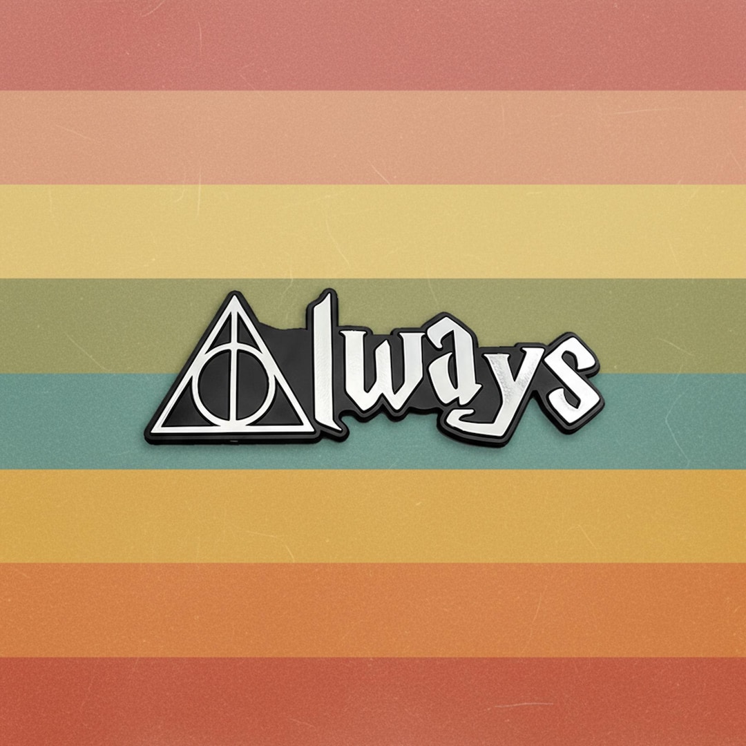 Harry Wizard Always Plastic Auto Emblem [6" by 2"] - Etsy