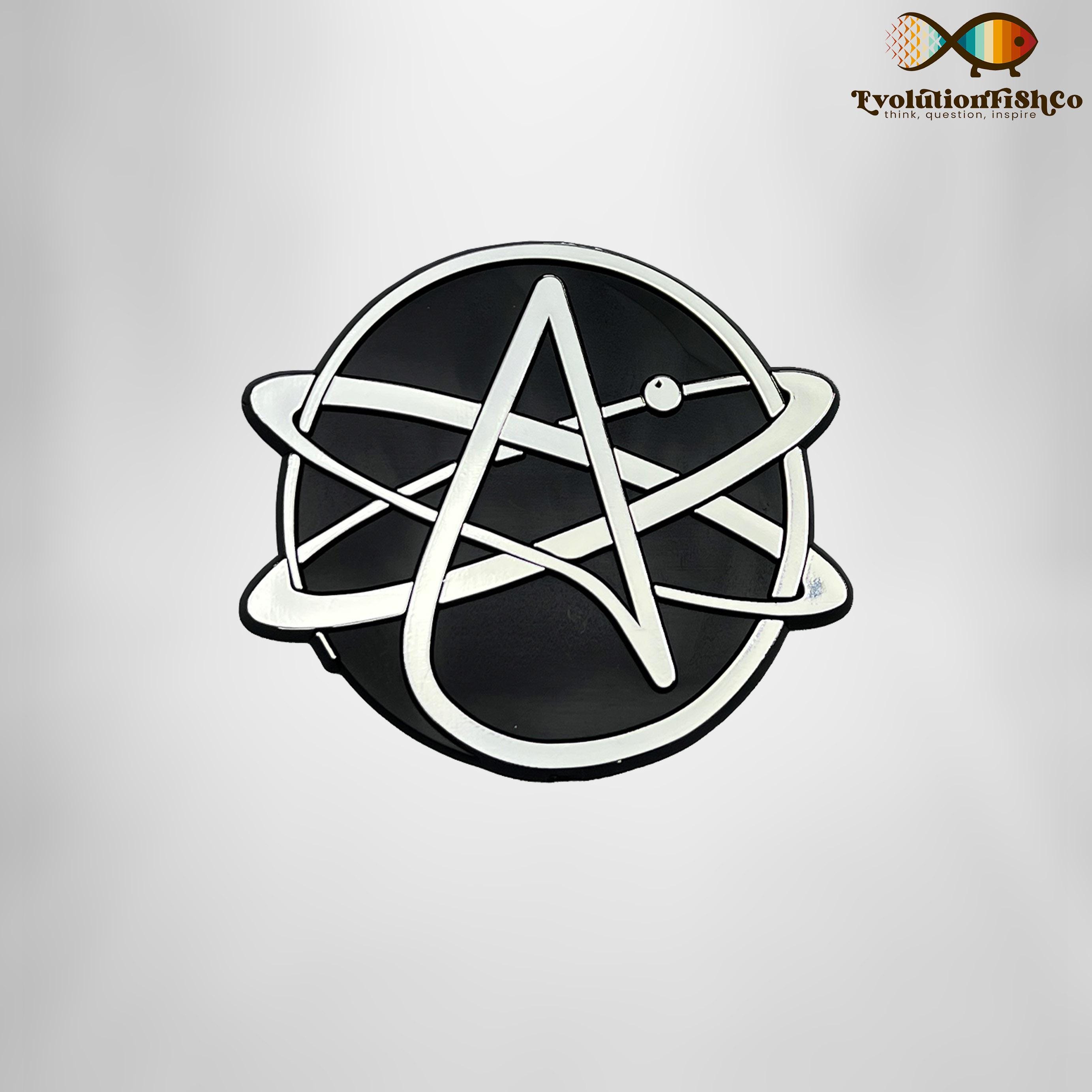 Atheist Atom Plastic Auto Emblem - Etsy