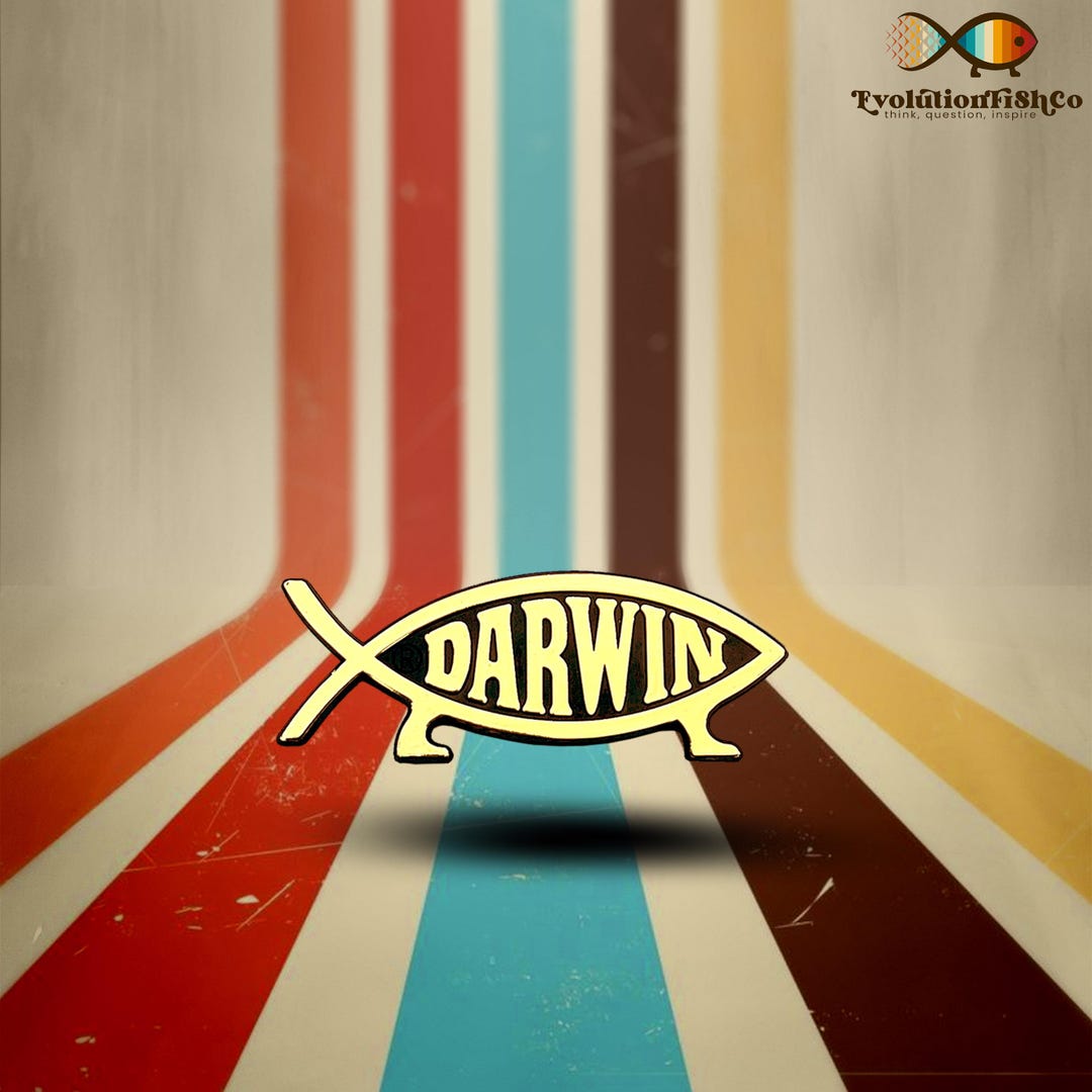 Darwin Fish Plastic Parody Auto Emblem Magnet - Etsy