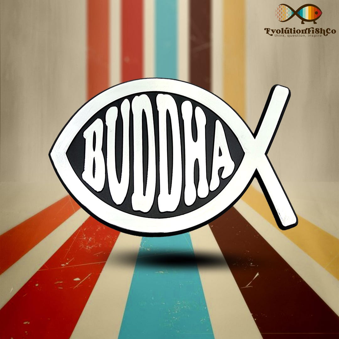 Buddha Fish Plastic Auto Emblem - Etsy