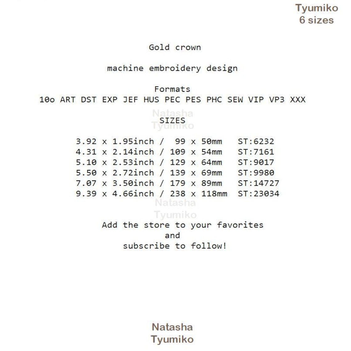 Gold Crown Embroidery Design: Royal Machine Embroidery Pattern (7 Sizes ...