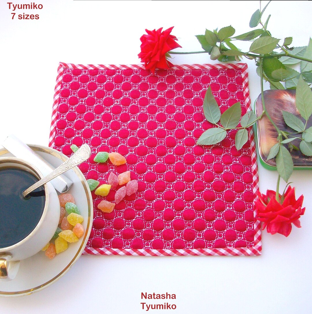 Square Quilt Block Circles Embroidery Design Ith, Polka Dot in the Hoop ...