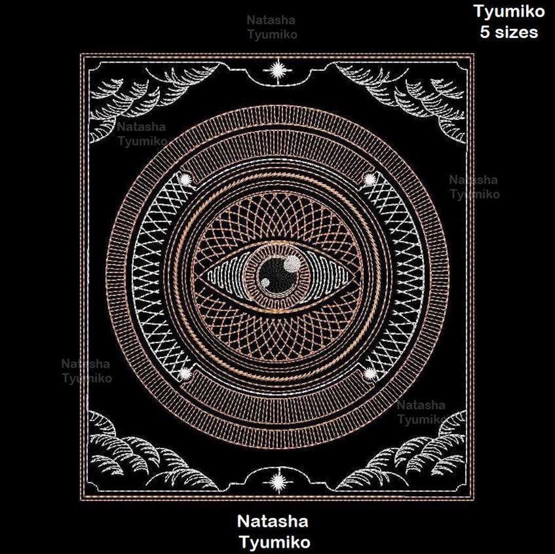 Watching Eye Embroidery Design, Eye of Providence Sacred Geometric ...