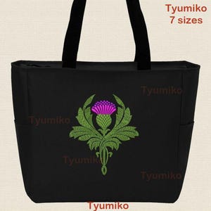 Thistle Embroidery Design, Wild Flower Pattern Thistles Art Nouveau ...