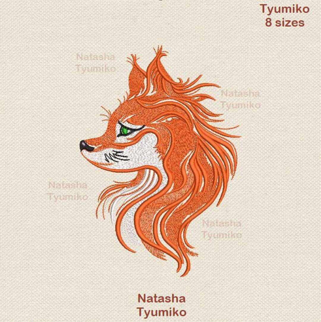 Fox Embroidery Design, Red Fox Pattern Machine Embroidery, Fox Designs ...