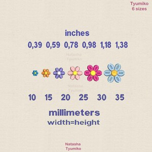 Set Mini Flowers Embroidery Design, Small Flower Pattern Rose Buds ...