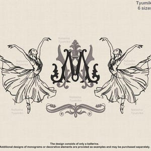 Single Monogram M Embroidery Design Initial, Personal Letter M Machine ...
