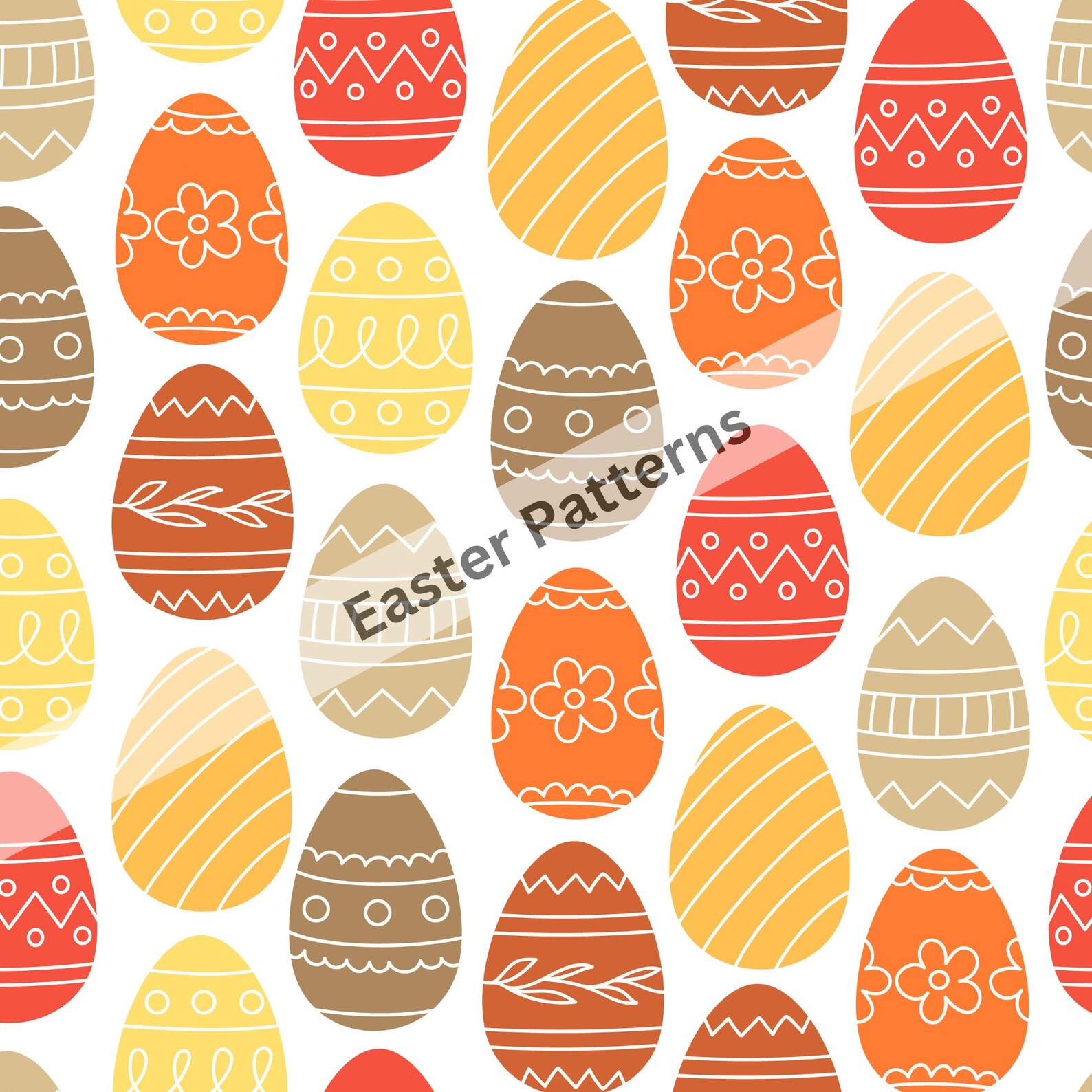 Easter Egg & Bunny Patterns ,seamless Easter Pastel Bunny, Easter DIY ...