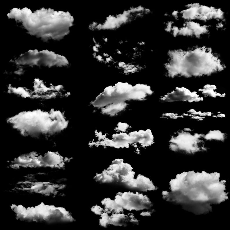 130+ Photoshop Cloud Brushes ,cloud Brushes Stamps, Photoshop Brushes, Brushes for Photoshop ...