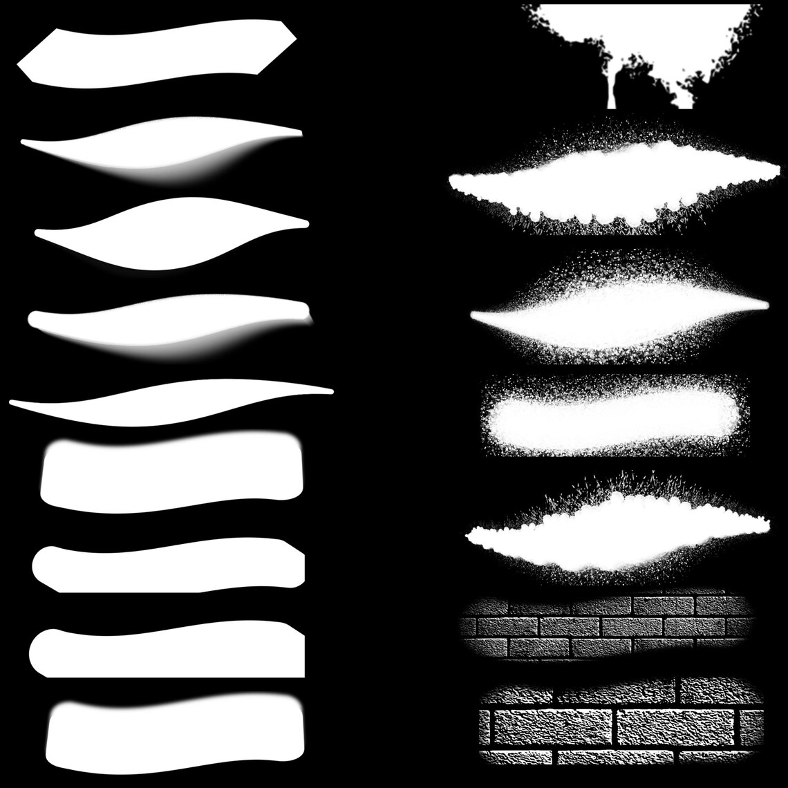 70+ Procreate Graffiti Brushes, Handstyle Graffiti Procreate Brush Set, Procreate Graffiti ...