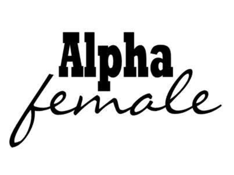 Alpha Female Vinyl Decal or Sticker Custom Fitness Home Gym | Etsy