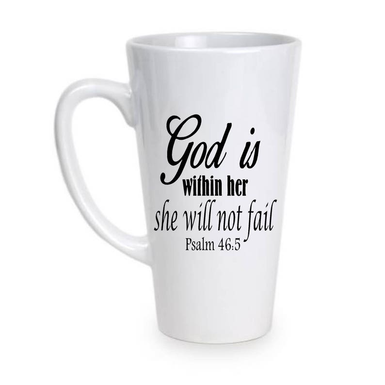 God is Within Her She Will Not Fail Christian Custom Scripture | Etsy