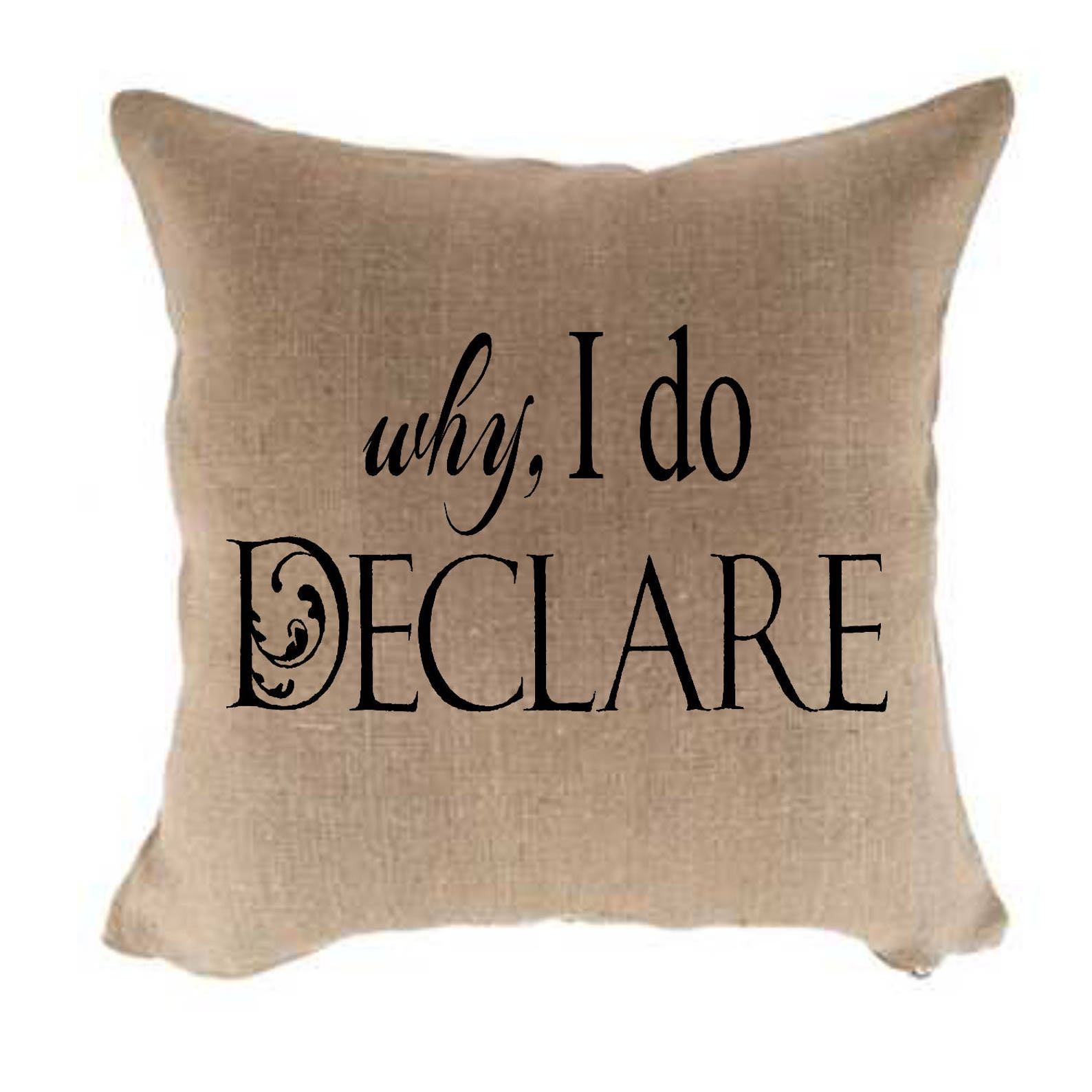 I Do Declare Custom Southern 18 or 20 Inch Pillow Cover - Etsy