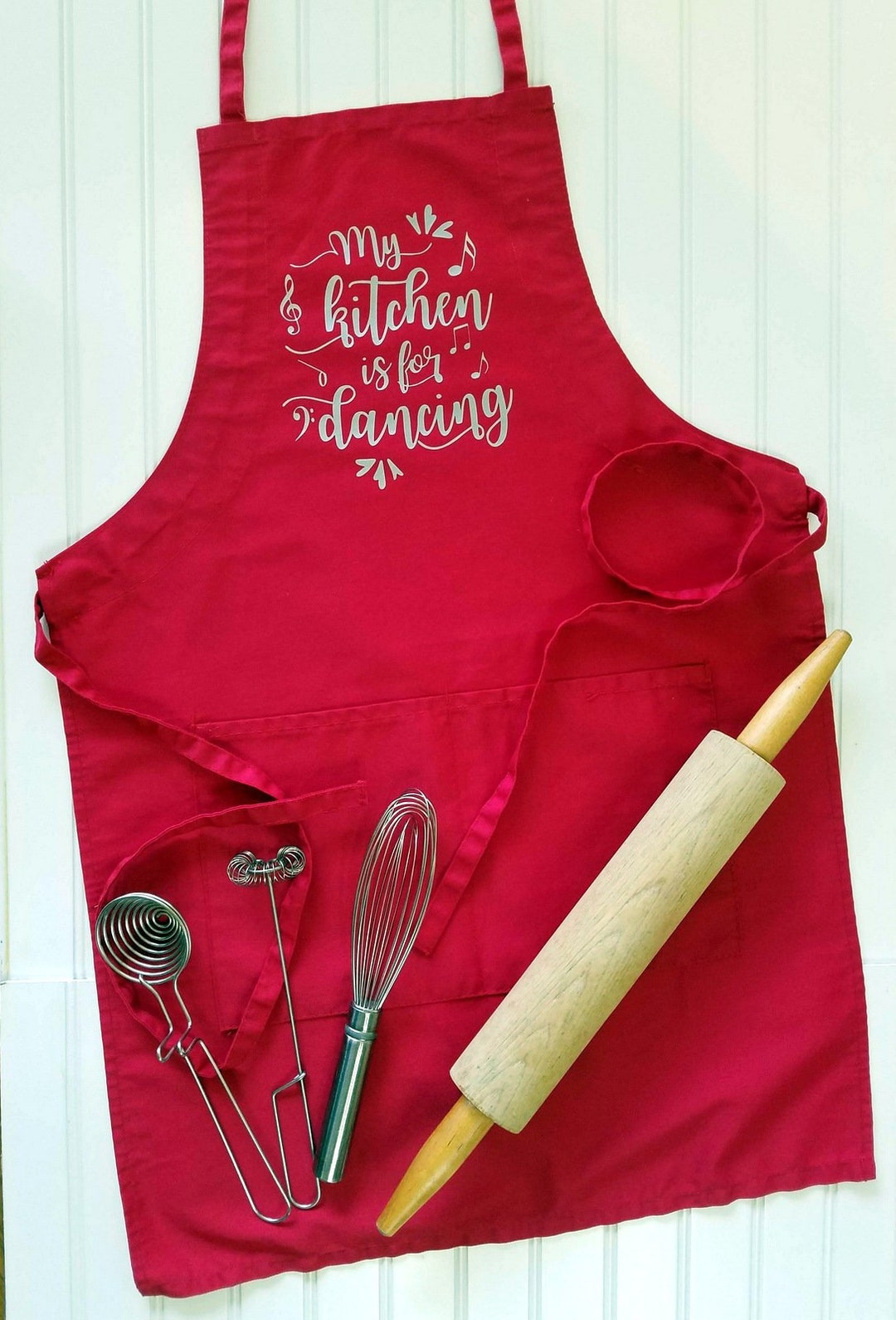 My Kitchen is for Dancing Apron, Custom Gift for Cook, Hostess Gift ...