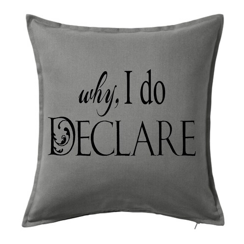 I Do Declare Custom Southern 18 or 20 Inch Pillow Cover - Etsy