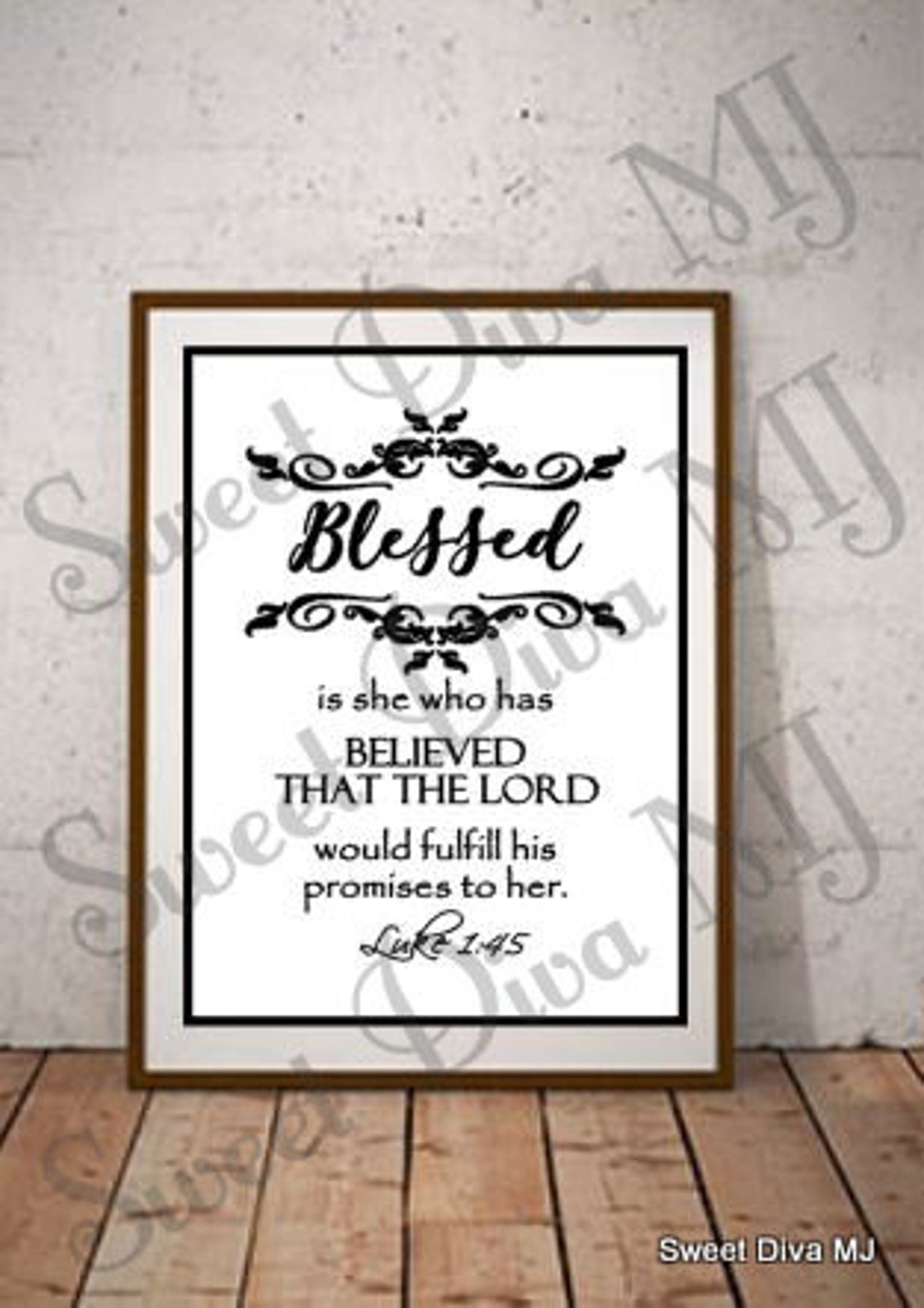 Scripture Christian Encouragement Print - Digital Photo Printable File ...