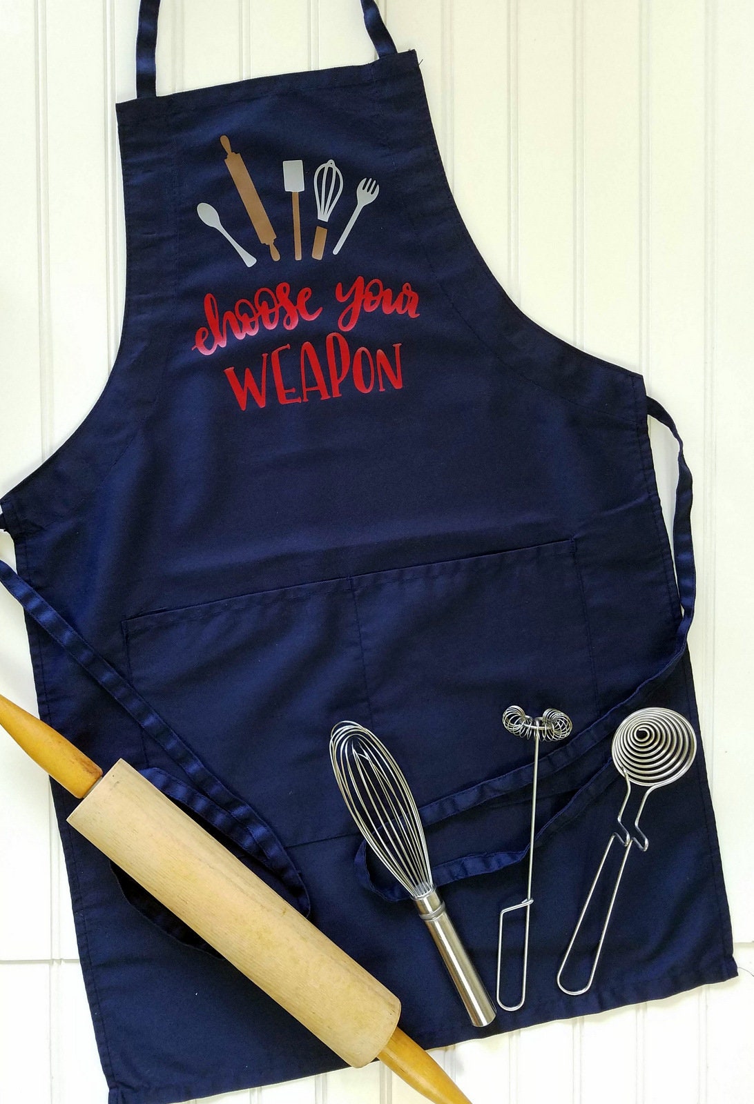 Choose Your Weapon Kitchen Apron | Etsy