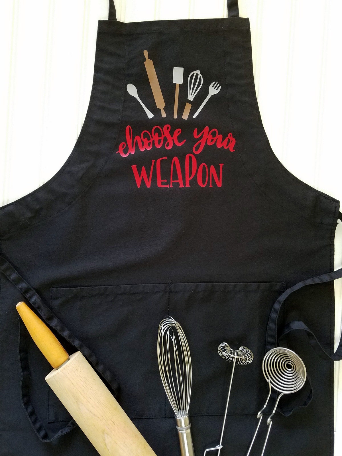 Choose Your Weapon Kitchen Apron | Etsy