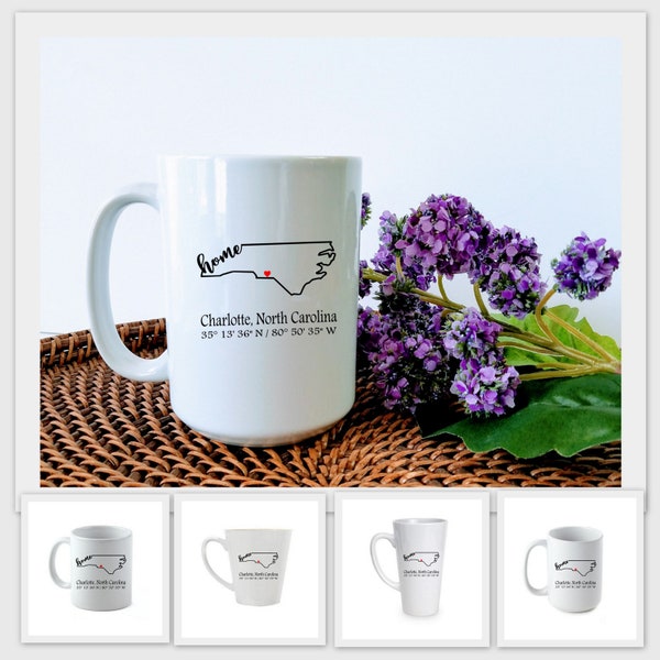 North Carolina Mug - Etsy