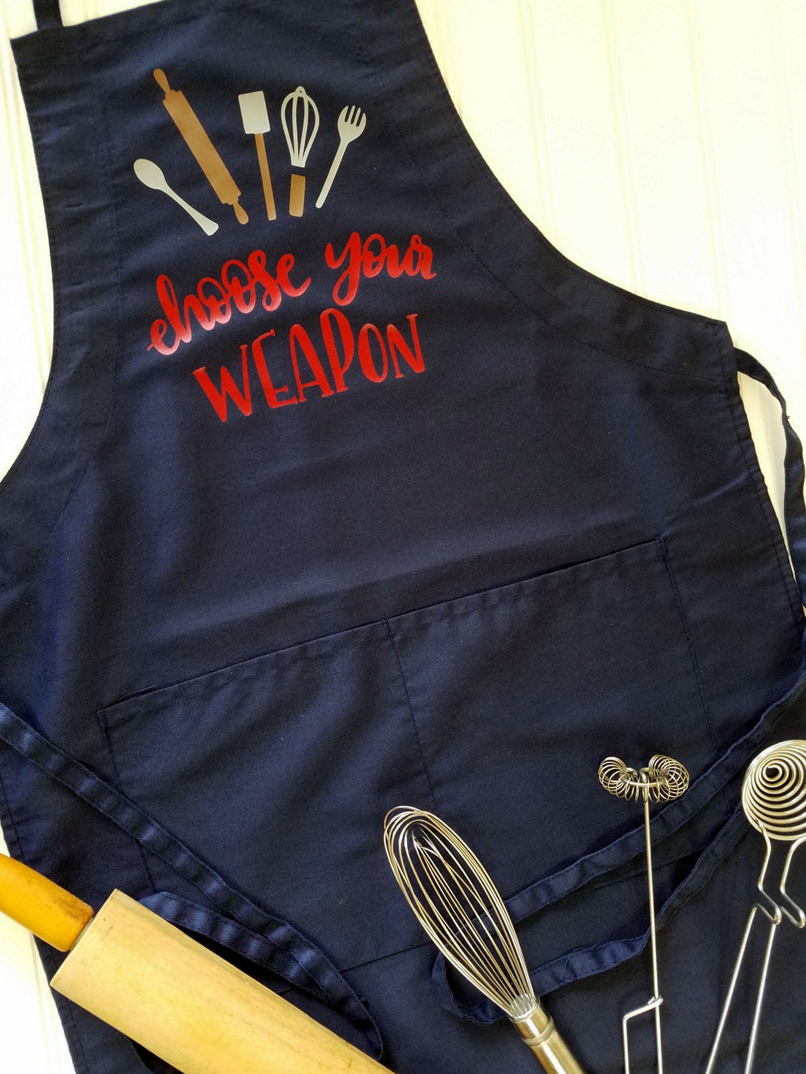 Choose Your Weapon Kitchen Apron | Etsy