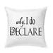 I Do Declare Custom Southern 18 or 20 Inch Pillow Cover - Etsy