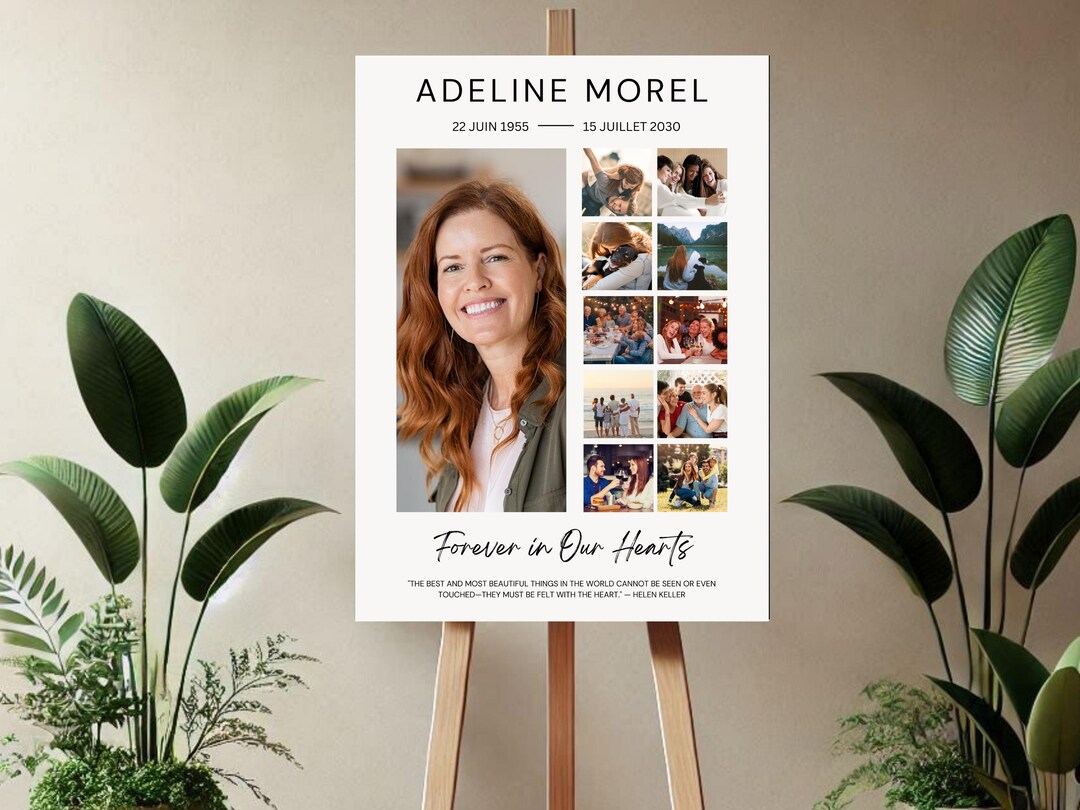 Funeral Welcome Sign | Memorial Decoration | Celebration of Life ...