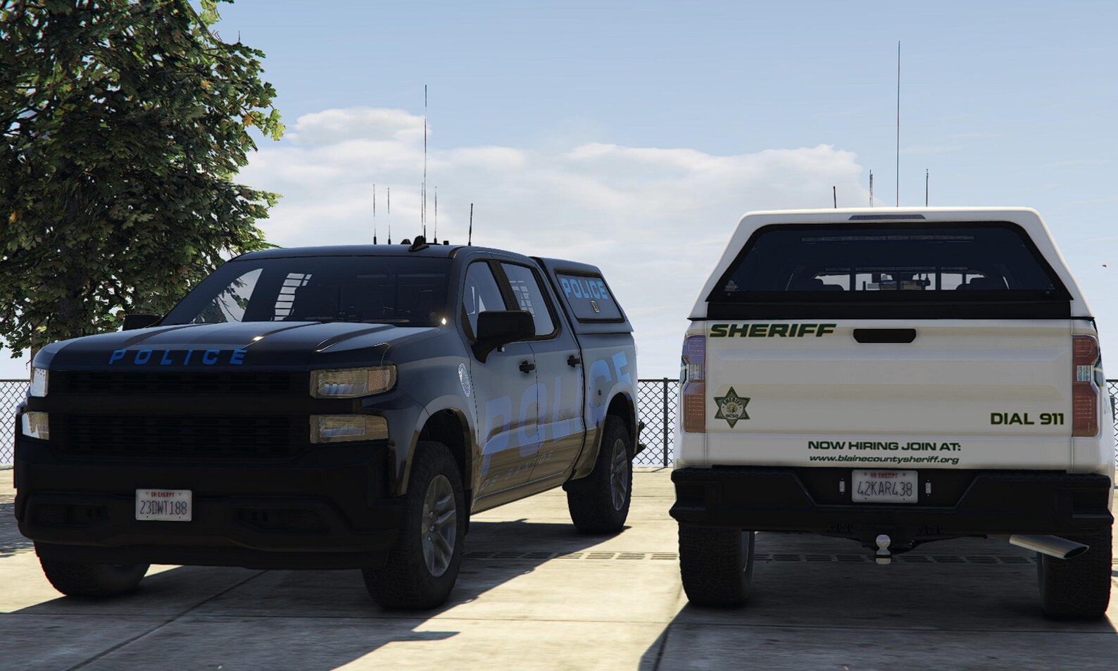 Debadged Fivem Police Car Pack: LSPD & BCSO, Lore Friendly - Etsy