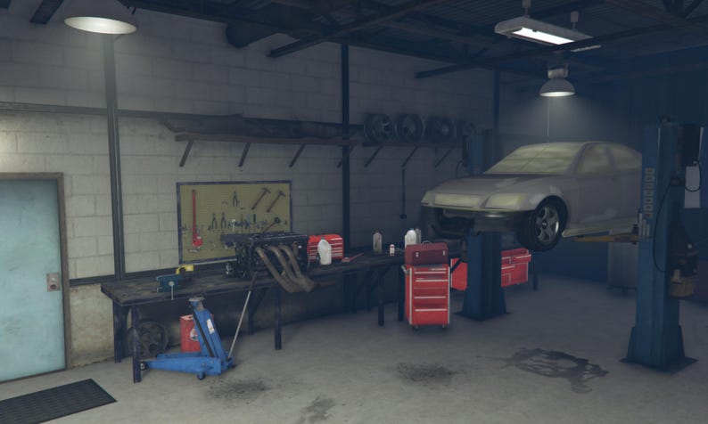 Fivem MLO | Fivem Auto Repair | Fivem Mechanic Car Repair | Fivem ...