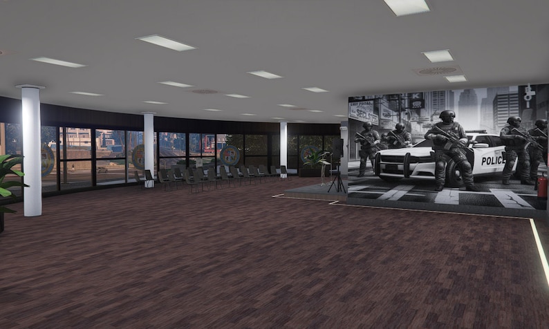 Vespucci Police Department Fivem MLO: Custom Law Enforcement Interior ...