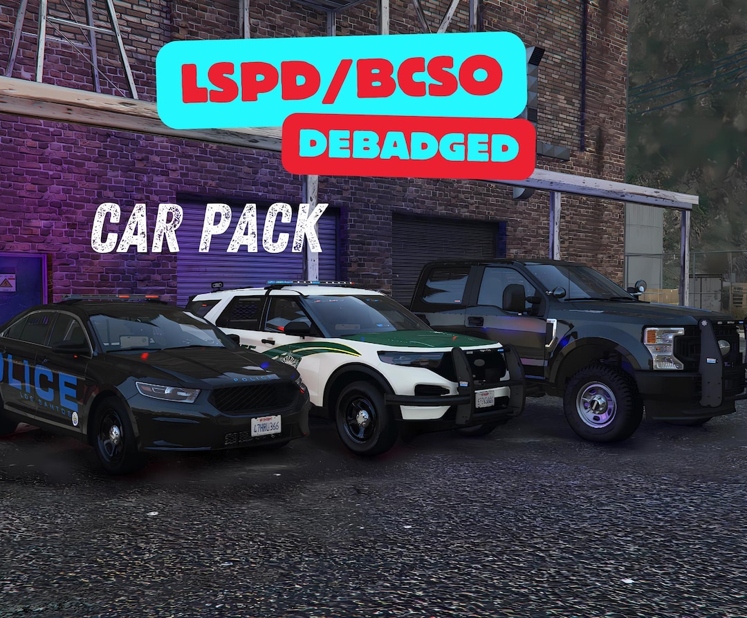 Debadged Fivem Police Car Pack: LSPD & BCSO, Lore Friendly - Etsy