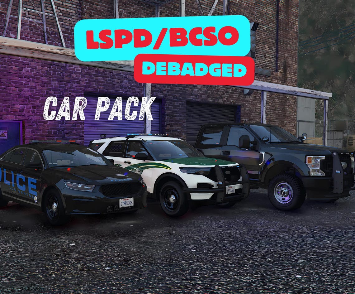 Debadged Fivem Police Car Pack: LSPD & BCSO, Lore Friendly - Etsy