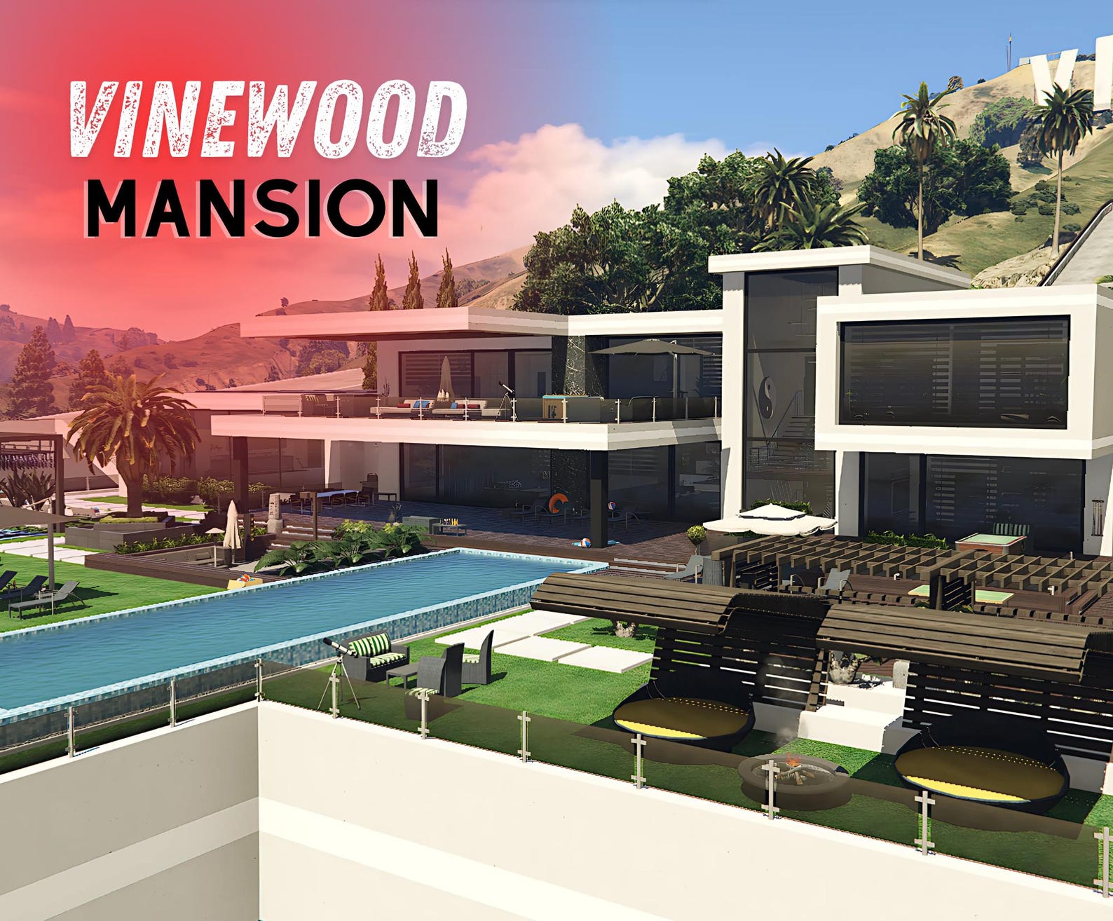 Vinewood Hills Mansion Fivem MLO | Fivem Script MLO | Custom Interior | High Quality Design ...